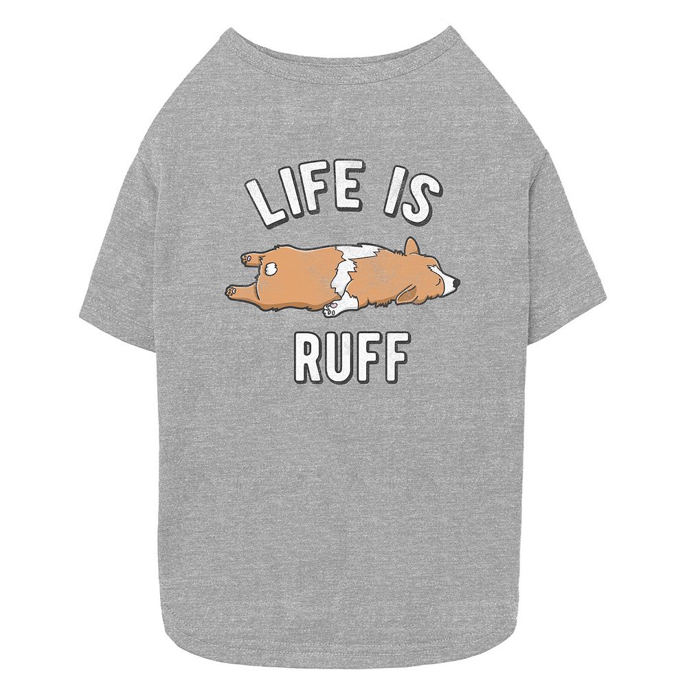 Mad Engine Global Corgi Life Is Ruff Pet Tee