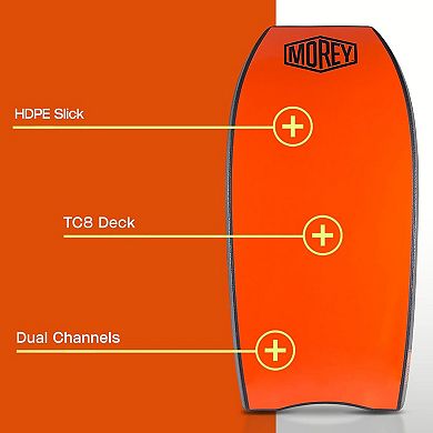 Morey Mach 7 Body Board for All Wave Conditions, Lightweight with PE ...
