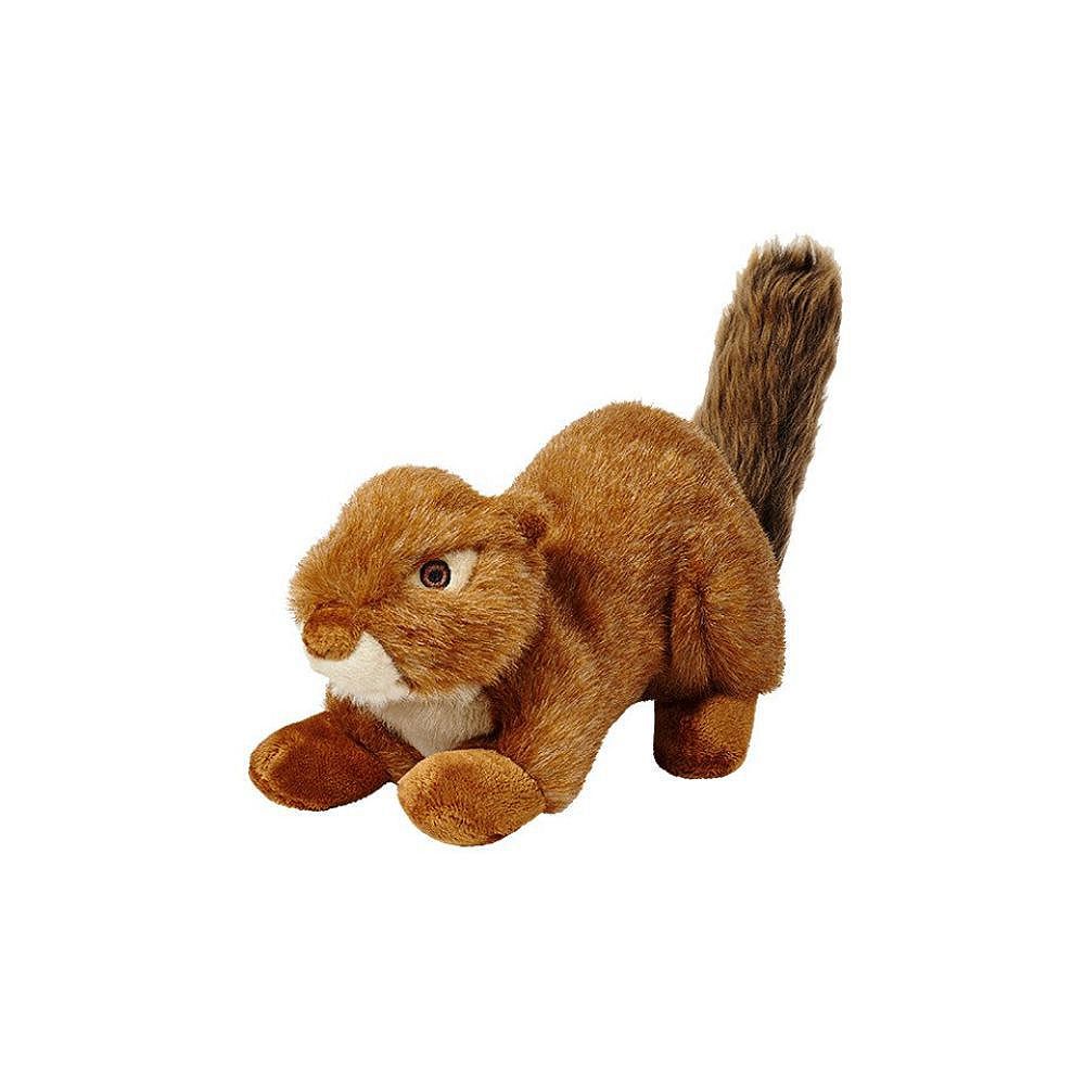 Fluff & Tuff Squeakerless Red Squirrel Dog Toy - 12"