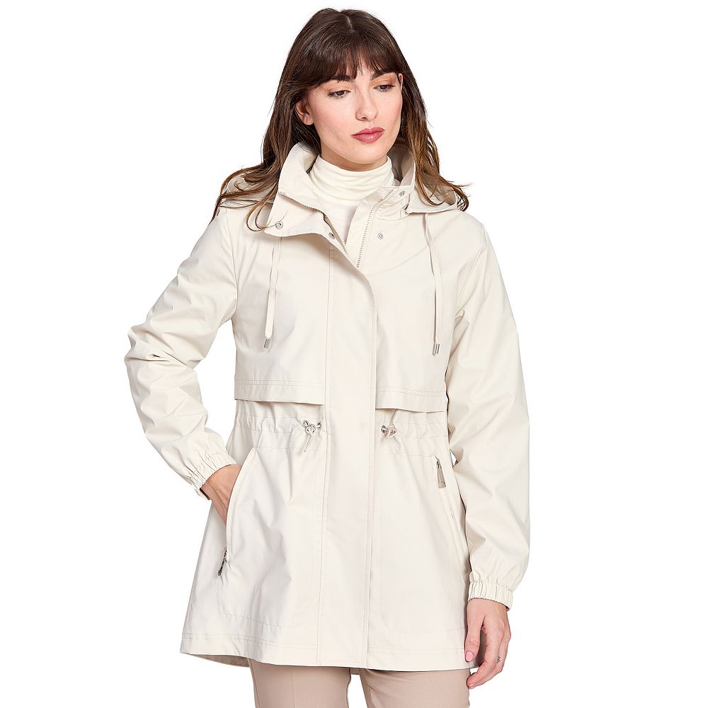 Women's Nine West Removable Hood Fashion Anorak Jacket