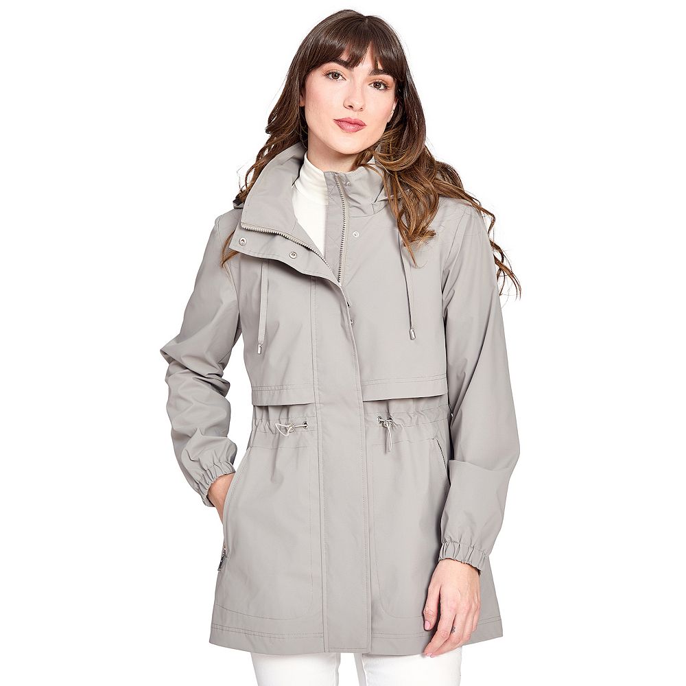 Women's Nine West Removable Hood Fashion Anorak Jacket