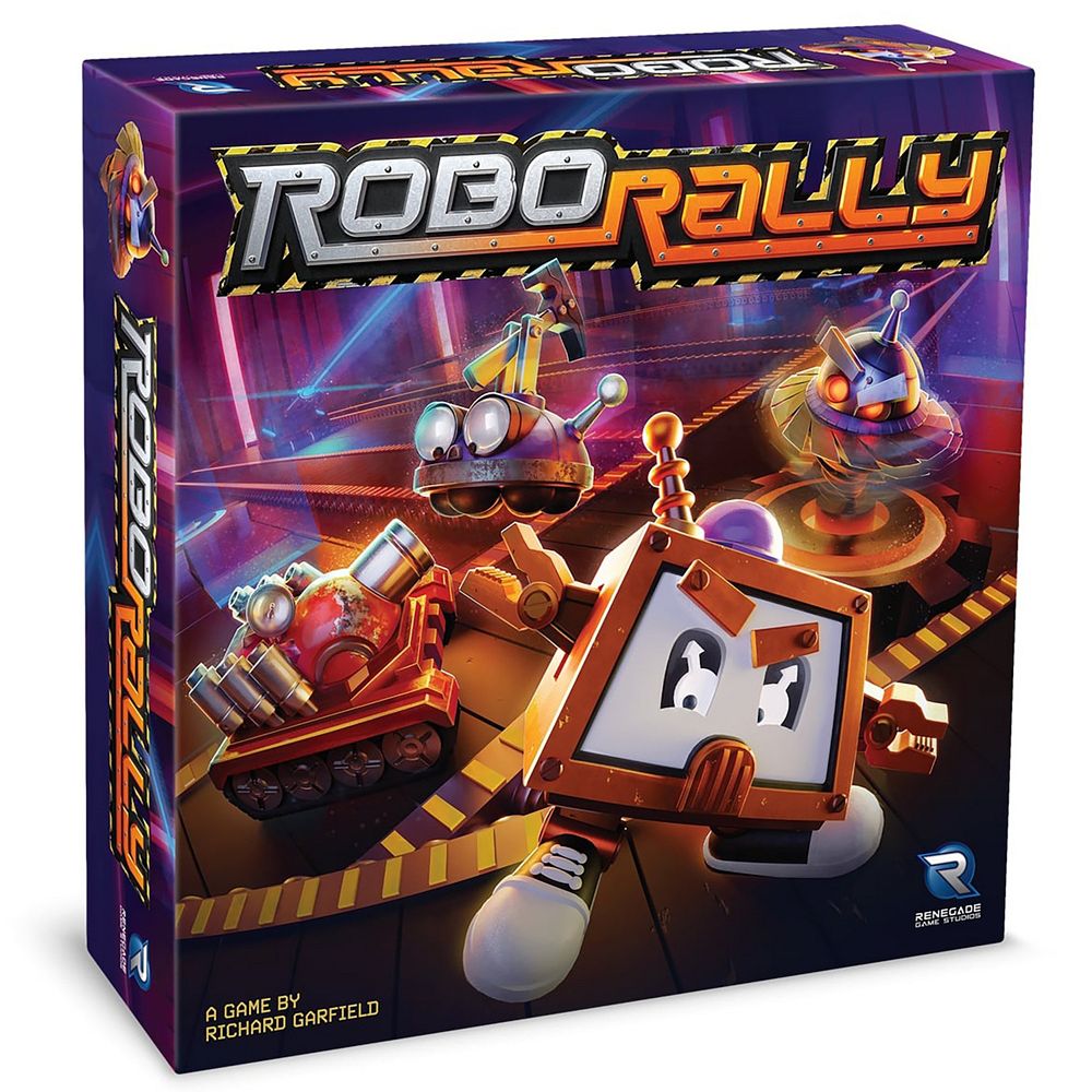 Renegade Game Studio Robo Rally Robotic Chaos Racing Game Movement ...