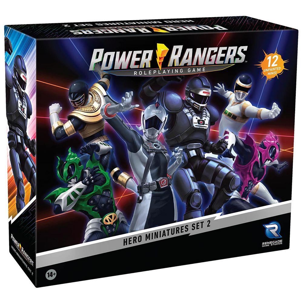 Renegade Game Studio Power Rangers Roleplaying Game Hero Miniatures Set 2