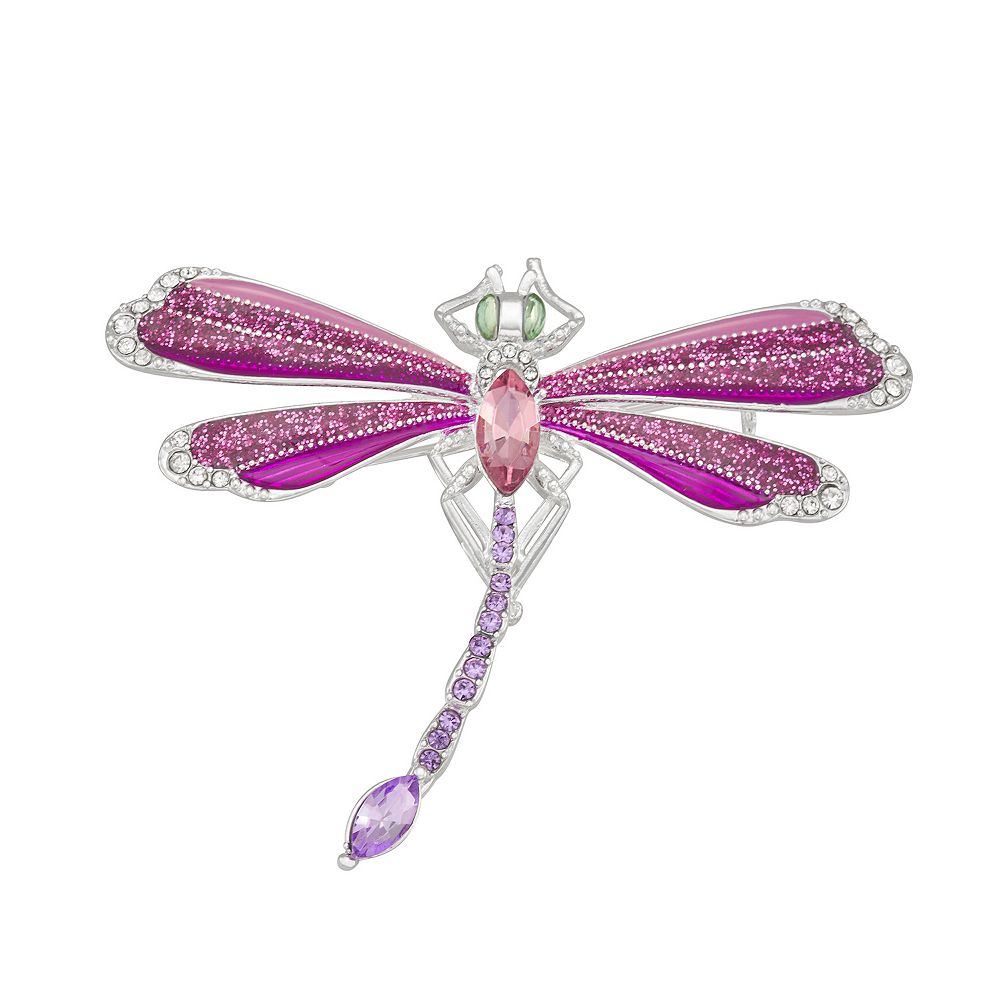 Napier Silver Tone Dragonfly Pin