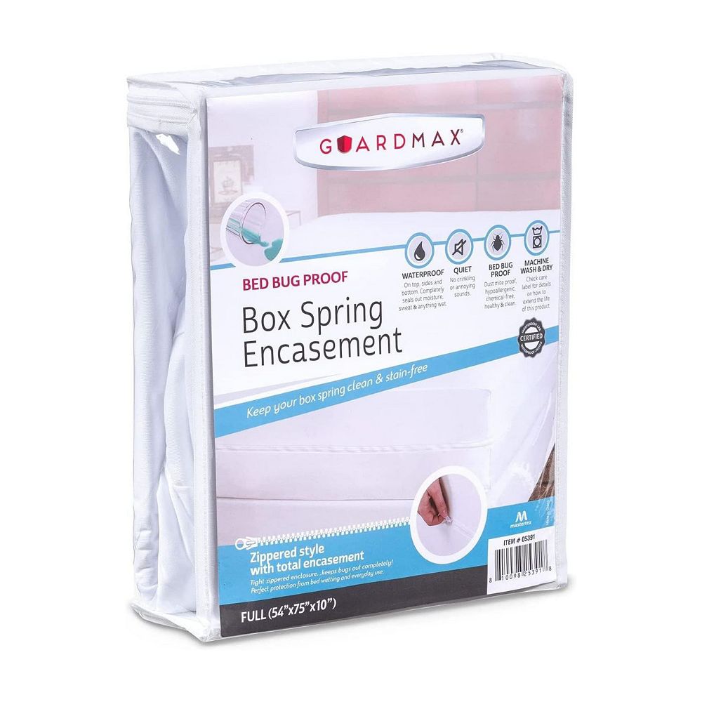 Gurdmax Waterproof Zippered Box Spring Cover