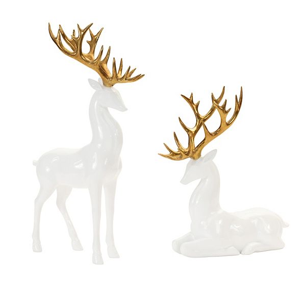 Melrose 2-pc. Modern Holiday Deer Table Decor Set