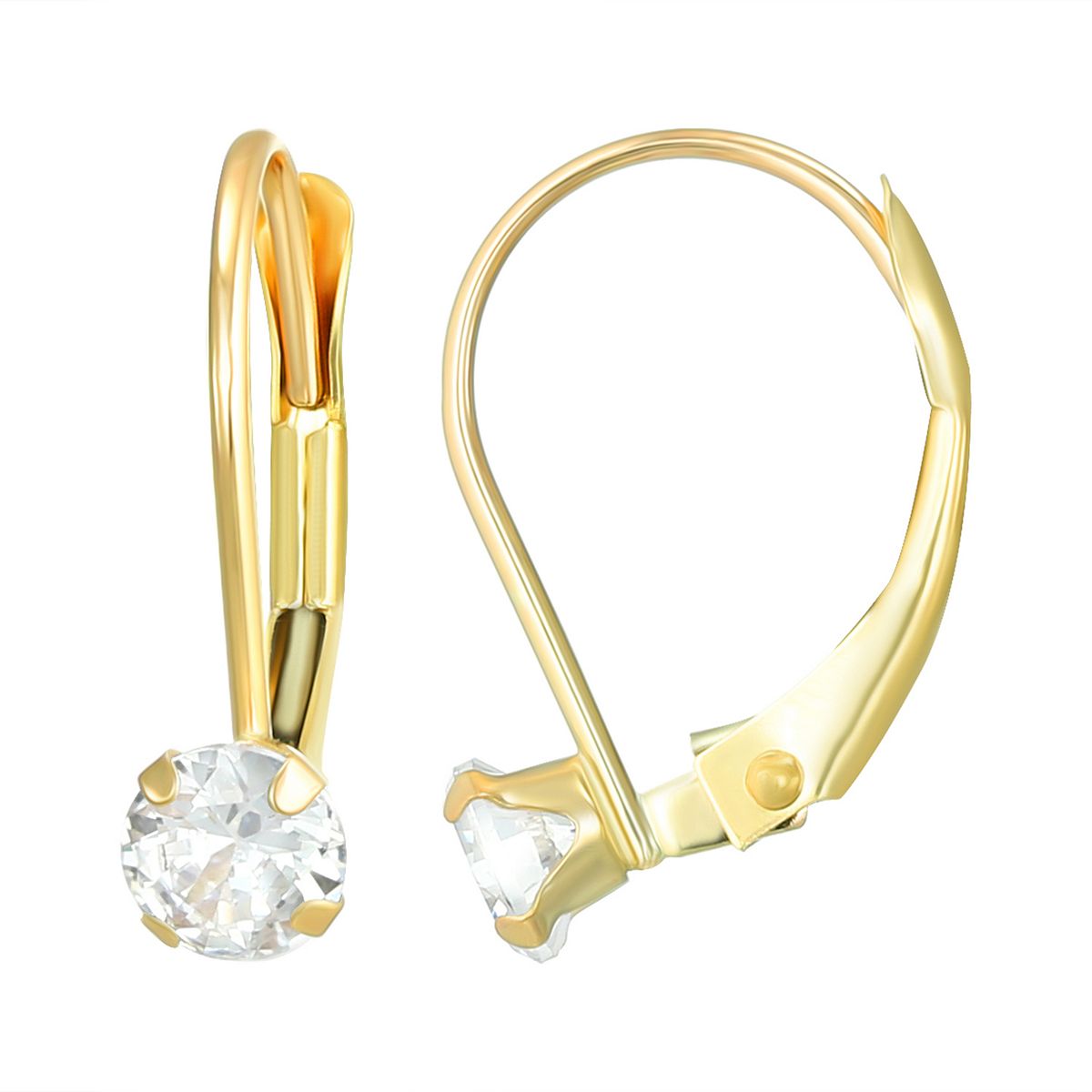 10k cubic zirconia earrings store