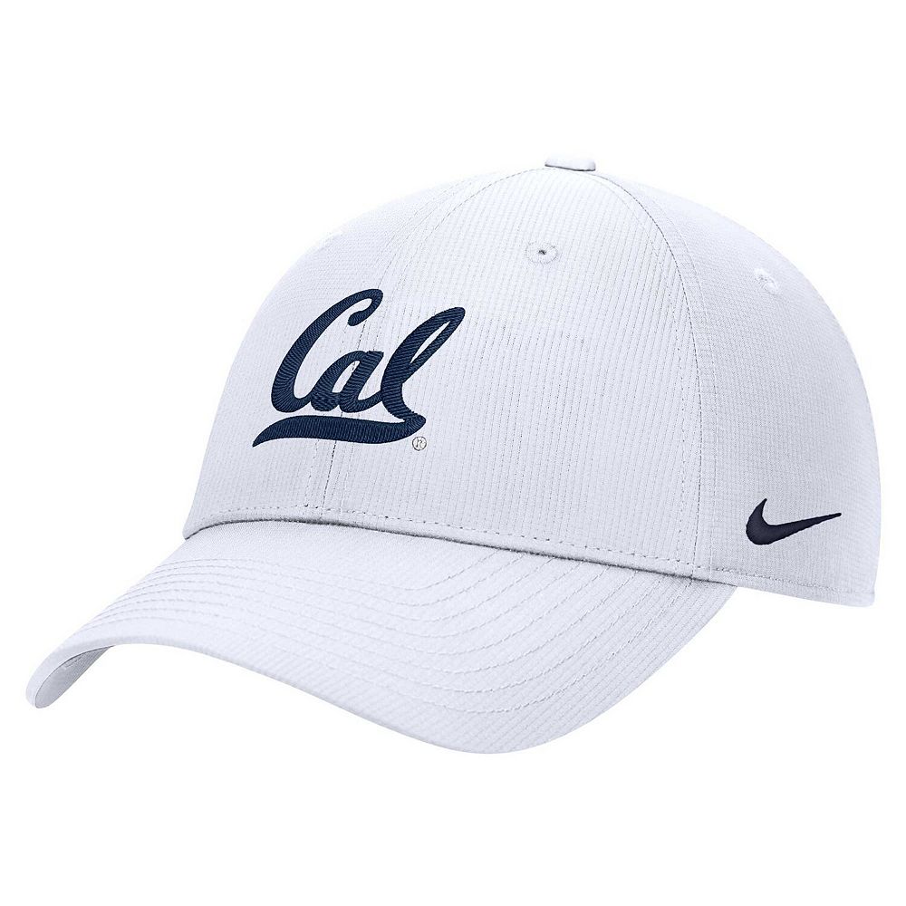 Men's Nike White Cal Bears 2024 Sideline Club Adjustable Hat