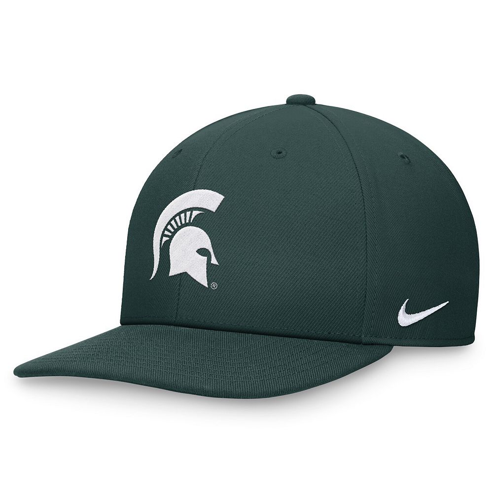 Men's Nike Green Michigan State Spartans On-Field Pro Bill Snapback Hat
