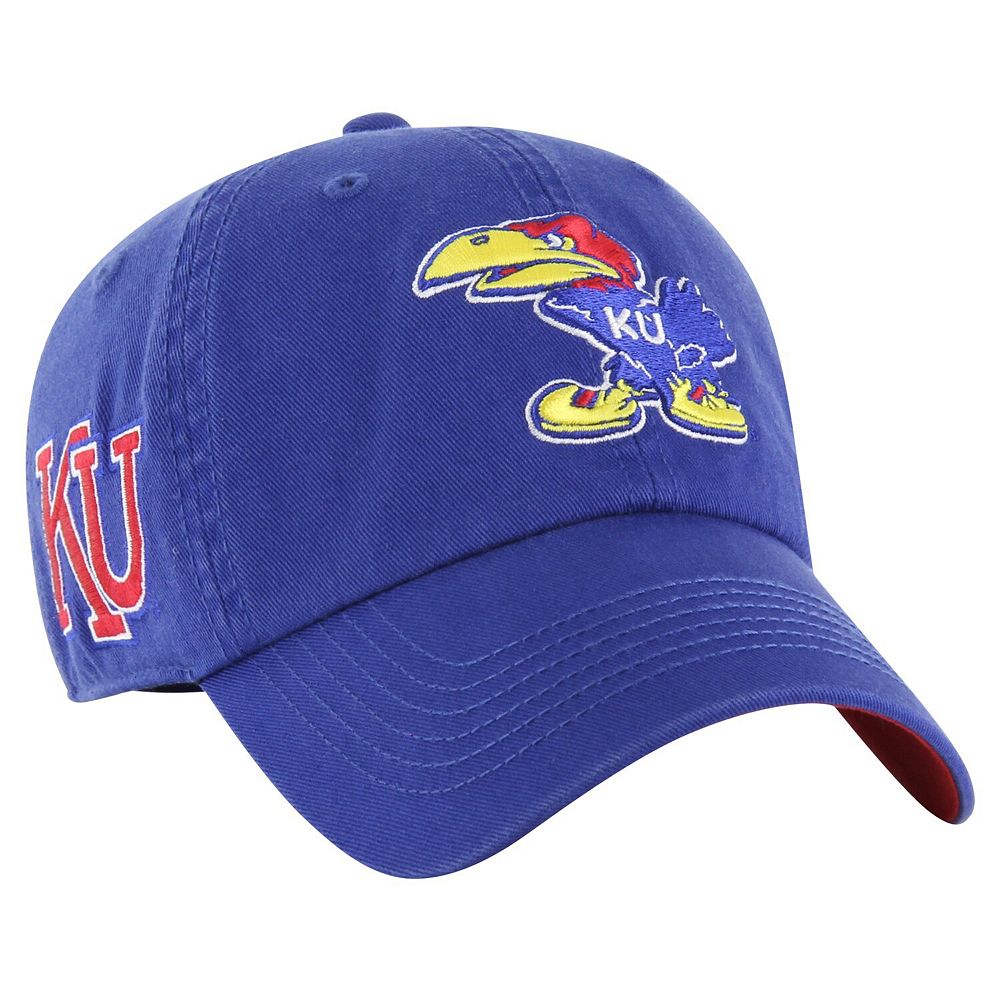 Men's '47 Royal Kansas Jayhawks Vintage Sure Shot Franchise Fitted Hat