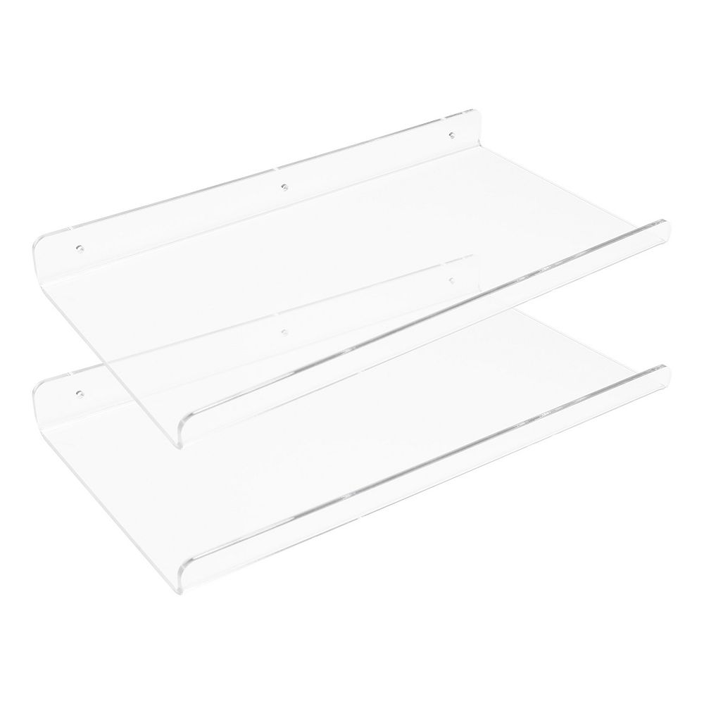 Acrylic Floating Shelves Clear Shelves For Bathroom Bedroom Wall ...