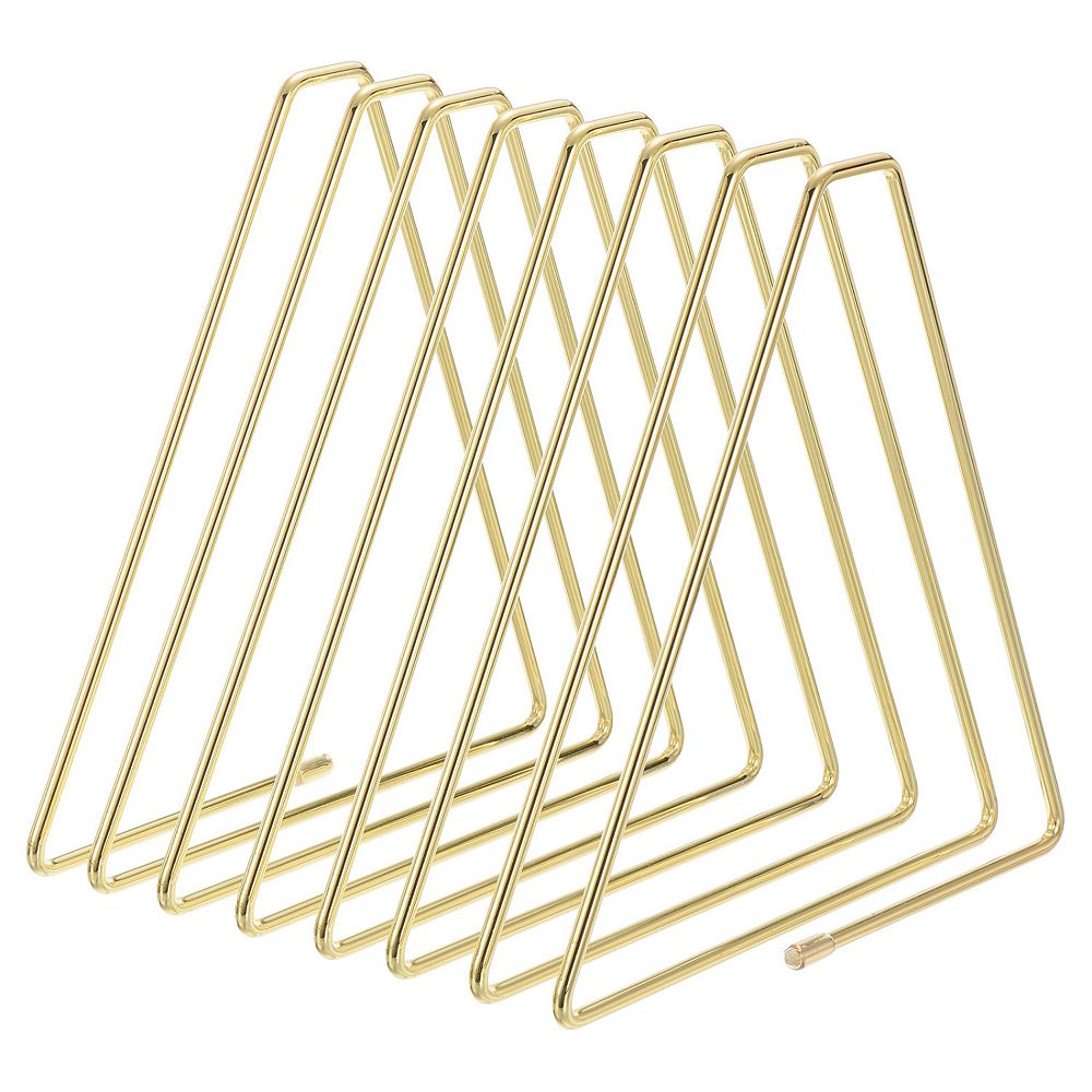 Triangle Desktop File Holder Rack Metal Vinyl Record Stand Holder ...