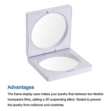 Floating Frame Display Holders 3d Jewelry Display Cases With Base