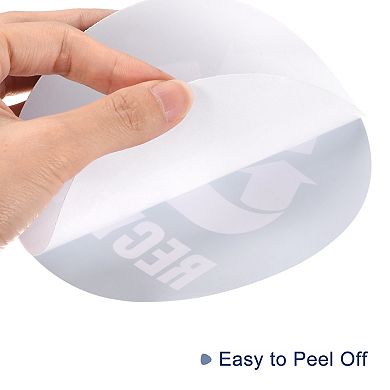 Recycle Sticker Trash Can Bin Labels 5" Recycling Vinyl For Home ...