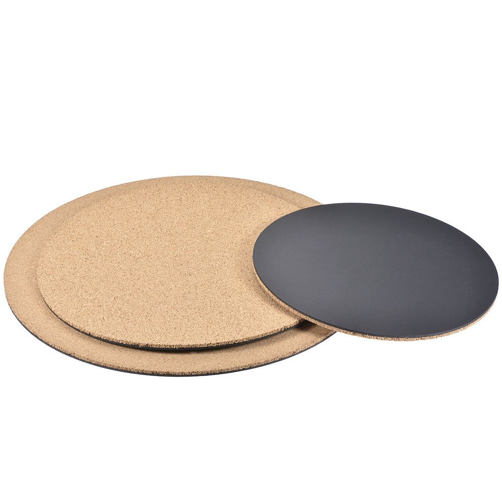 Cork Plant Mat 8" 10" 12" Plastic Absorbent Waterproof Coaster Pad For ...