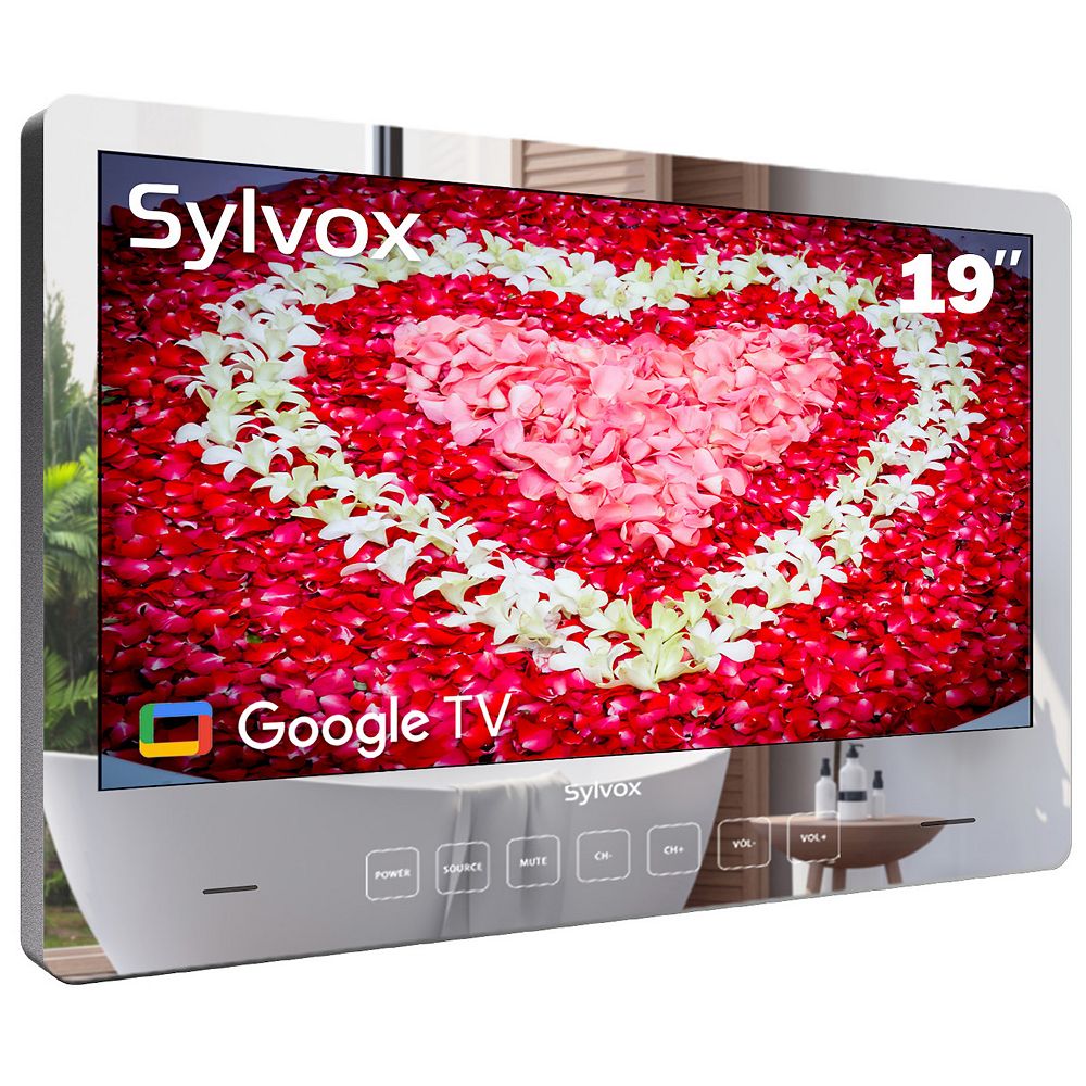 19in Waterproof Magic Mirror Google Tv For Bathroom(on Wall Model)