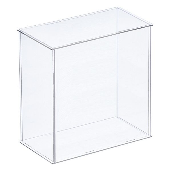 Acrylic Display Case Plastic Box Cube Storage Box Transparent Assemble Dustproof Showcase