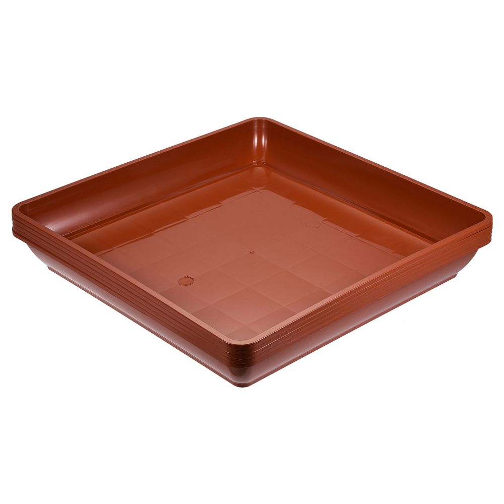 Plant Pot Saucer 14" Plastic Square Flower Drip Tray For Indoor Outdoor ...