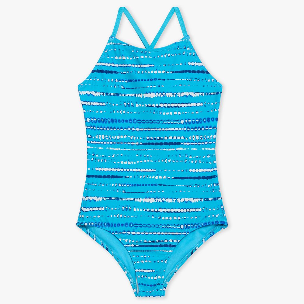 Girls 2-16 Lands' End Cross Back One-Piece Swim Suit
