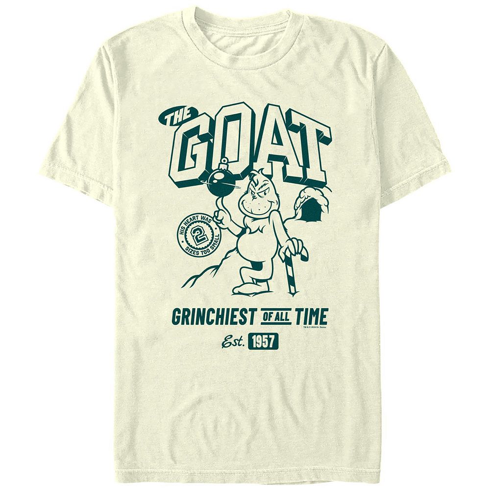 Big & Tall Dr. Seuss Grinch The Goat Graphic Tee