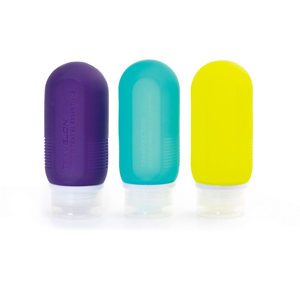 Travelon World Travel Essentials 3-Pack Leakproof 3-oz. Travel Tubes