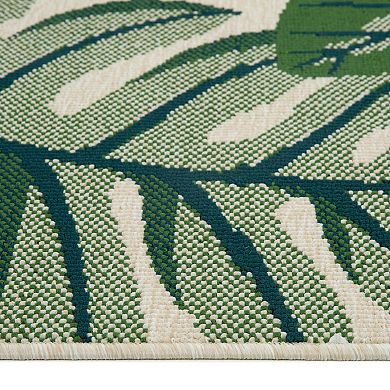 Sonoma Goods For Life® Tropical Leaves Indoor/Outdoor Area Rug
