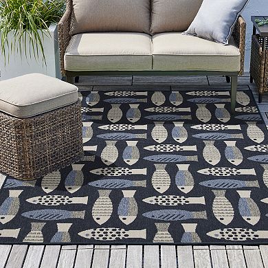 Sonoma Goods For Life® Fish Indoor/Outdoor Area Rug