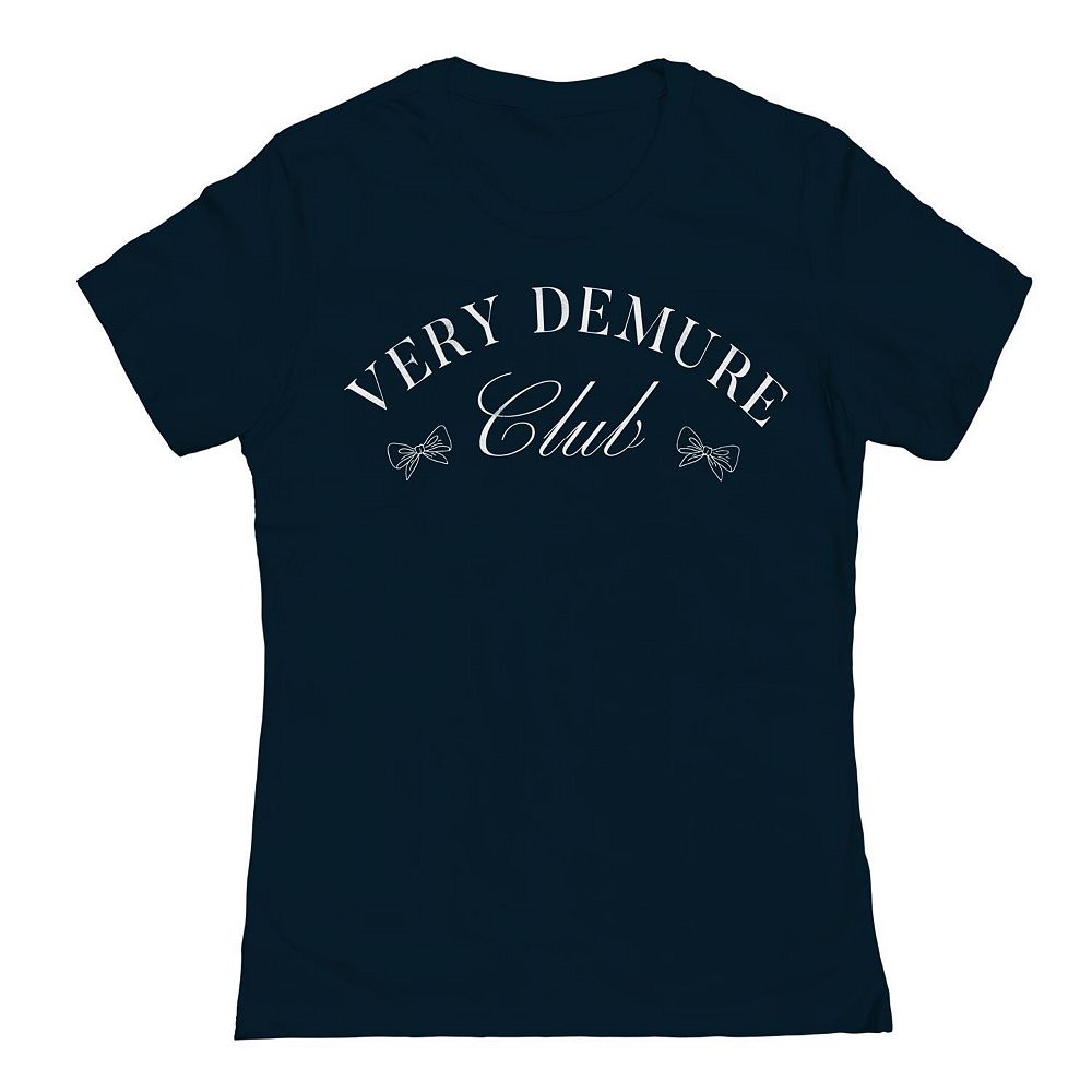 Junior's Grayson Threads The Label Very Demure Club Graphic Tee
