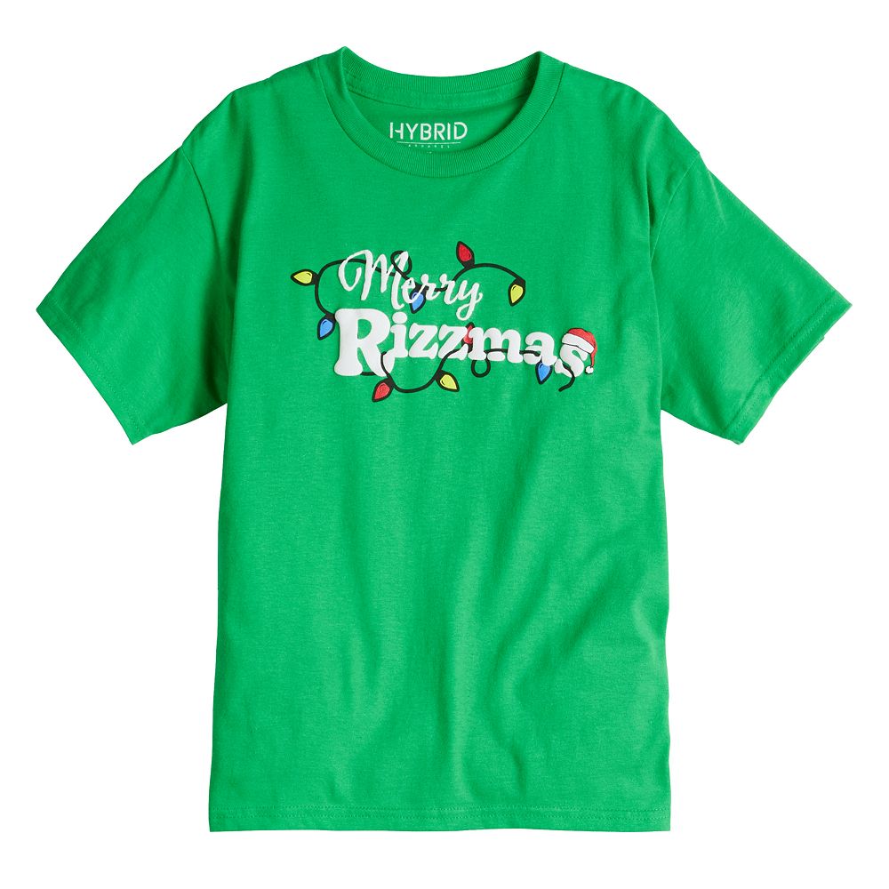 Boys 8-20 Merry Rizzmas Holiday Graphic Tee