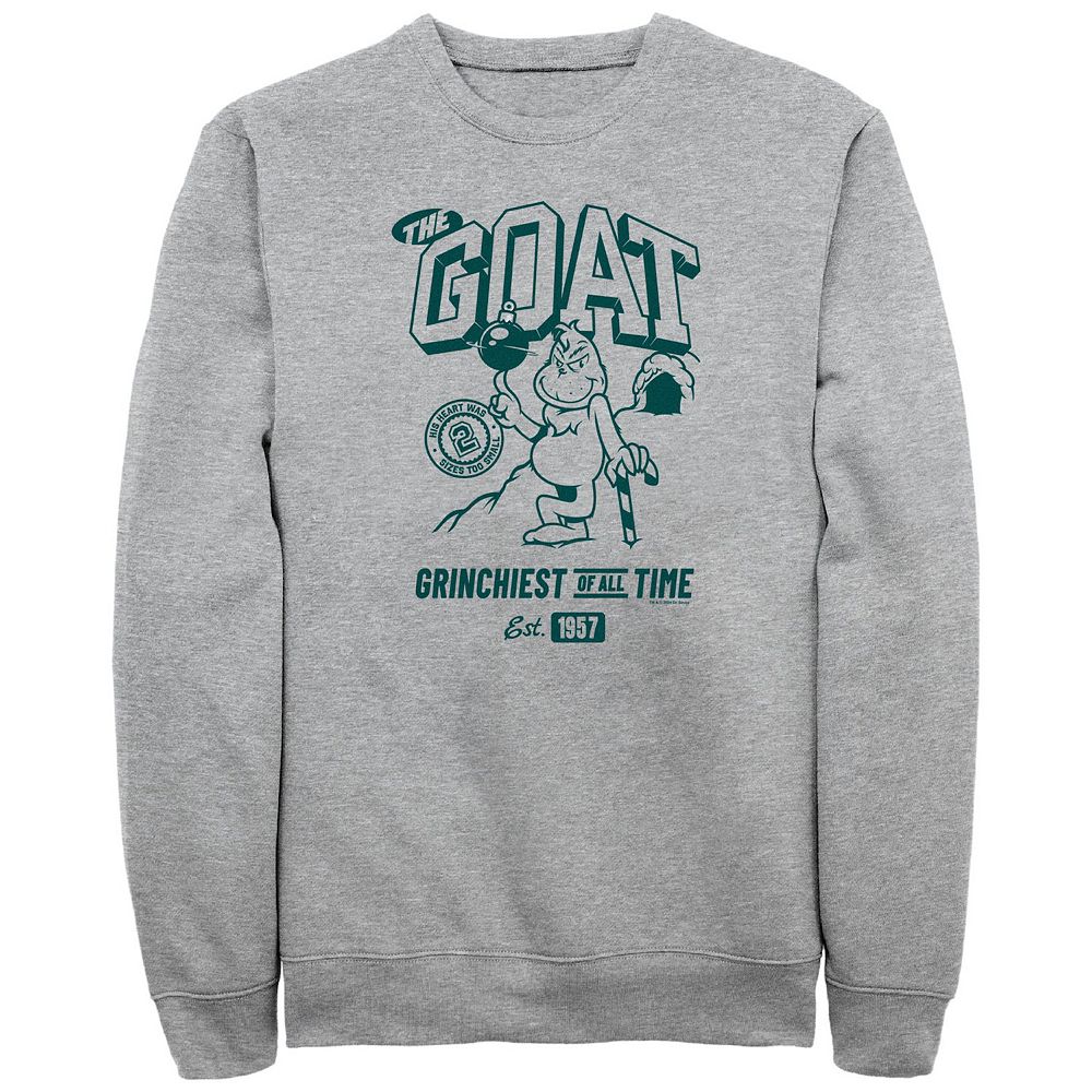 Big & Tall Dr. Seuss Grinch The Goat Graphic Fleece