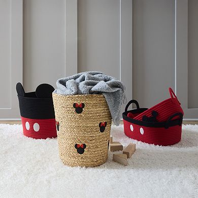 Disney's Mickey Mouse Head on Water Hyacinth Rope Bin by The Big One Kids™
