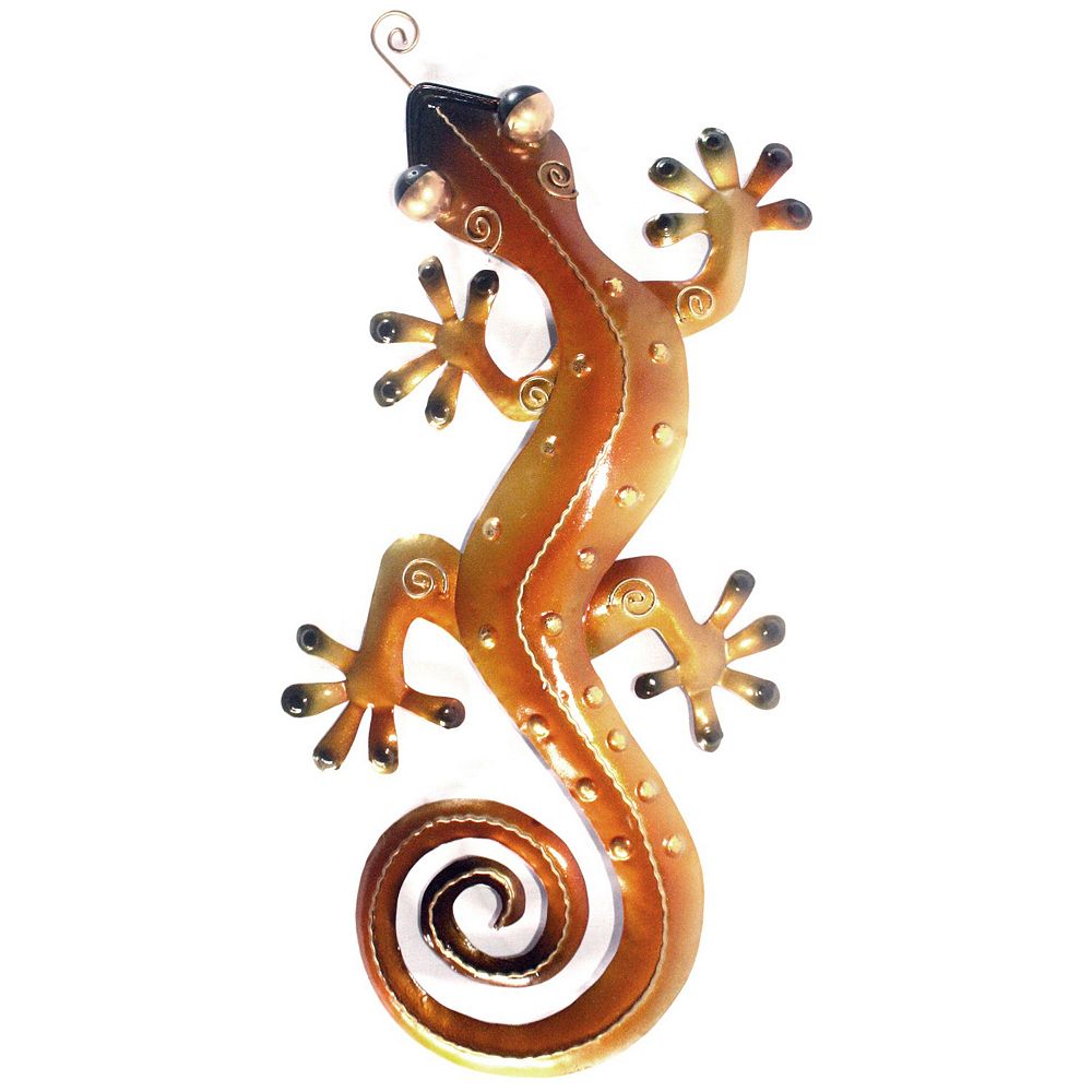 Iron Gecko Wall Decor