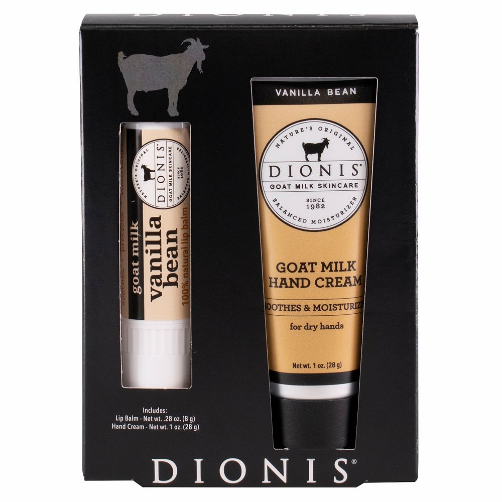Dionis Goat Milk Vanilla Bean Lip & Hand Set