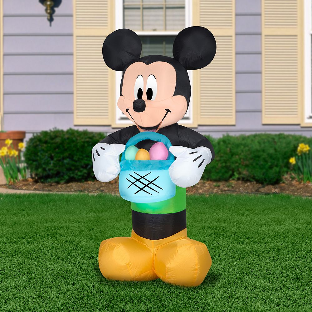 Disney's Mickey Mouse Inflatable with Easter Basket by Airblown® Inflatable