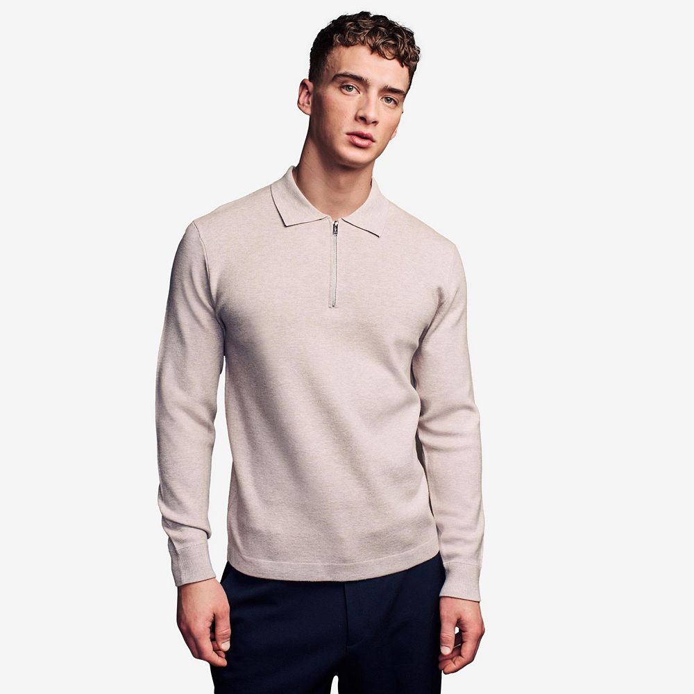 Men's NEXT Zip Neck Polo