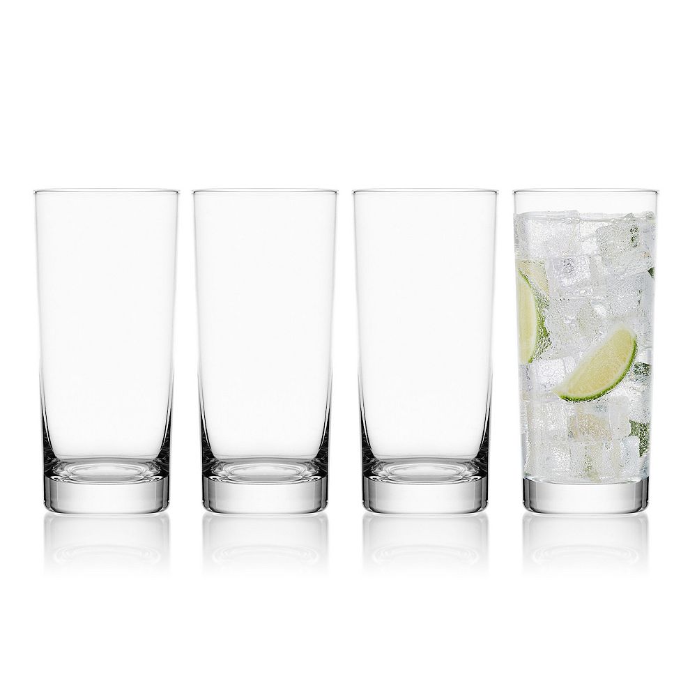 Mikasa Lana 4 pc Highball Glass Set