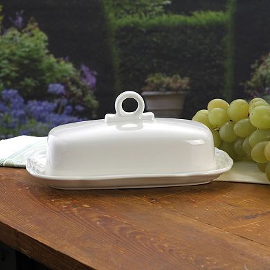 Mikasa French Countryside Covered Butter Dish