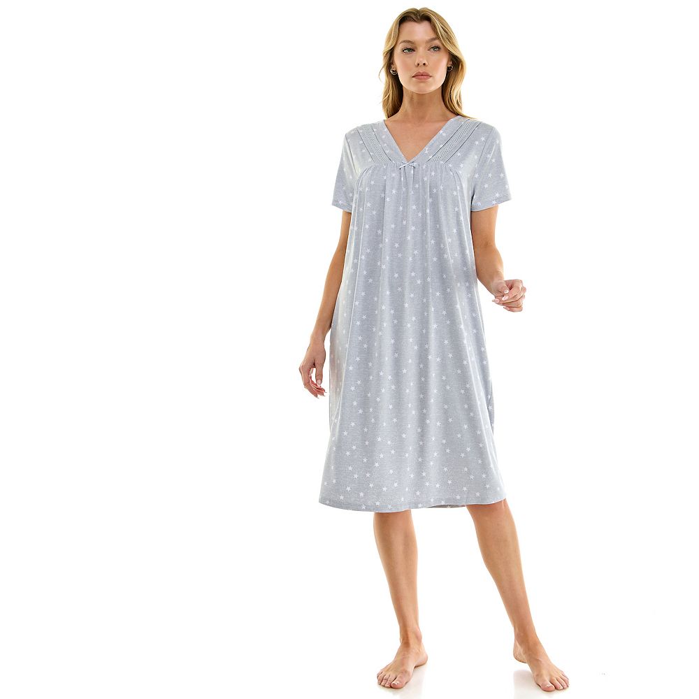 Women's Croft & Barrow® Short Sleeve Sleep Gown