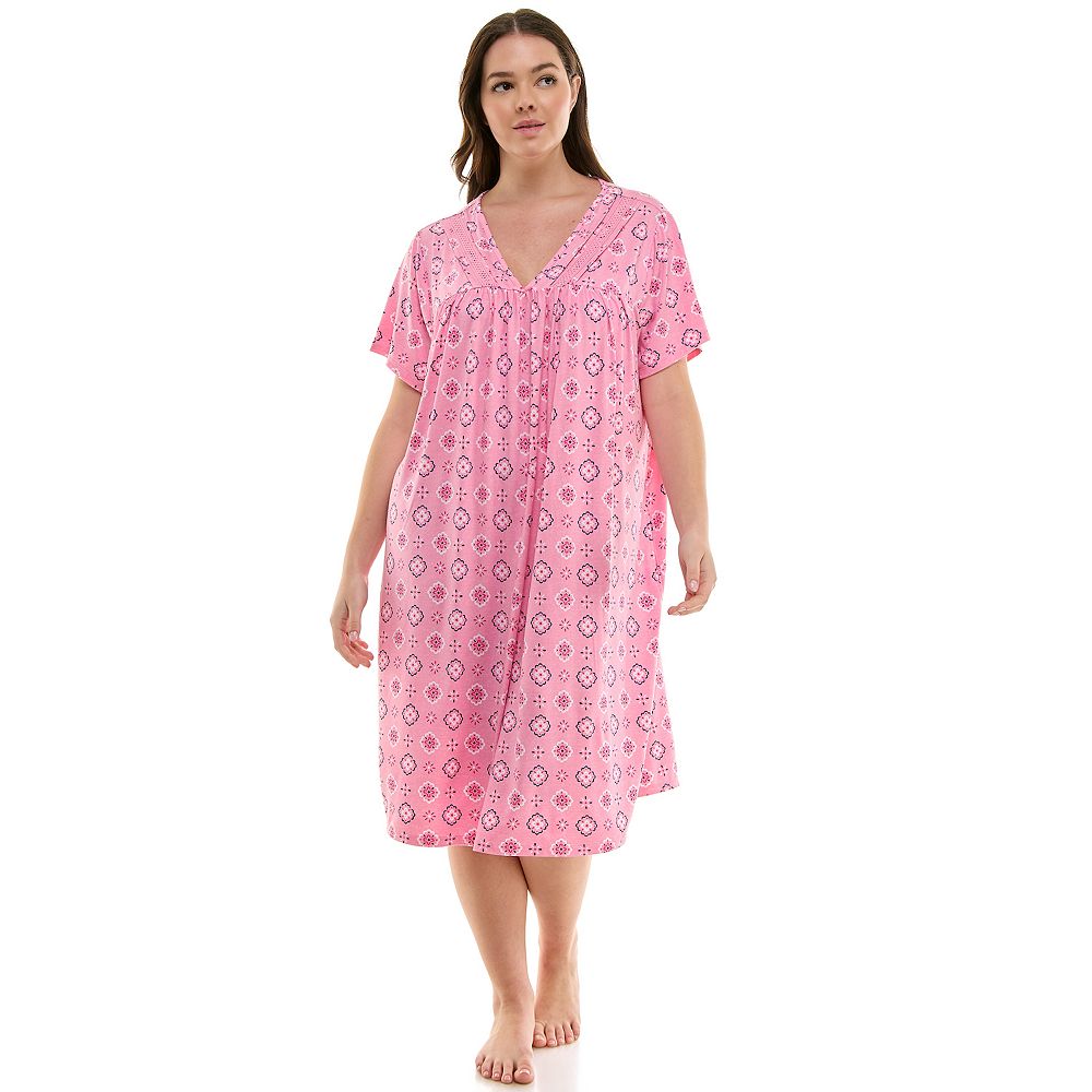 Plus Size Croft & Barrow® Luxe Lush Sleep Gown
