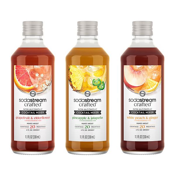 SodaStream 3-Pack Crafted Mixers Variety Pack
