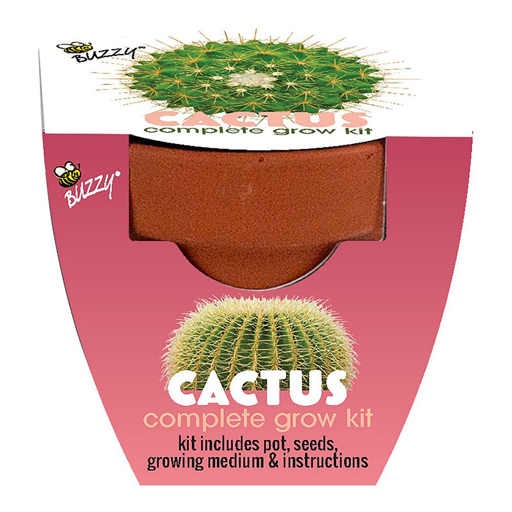 Buzzy Seeds Mini Grow Pot - Cactus