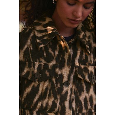 Women's NEXT Animal Print Shacket