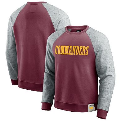 Men's Darius Rucker Collection by Fanatics Burgundy/Heather Gray Washington Commanders ...