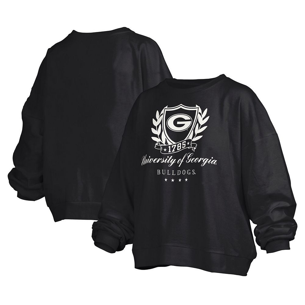 Women's Pressbox Black Georgia Bulldogs Big Aug Script Janice Oversized ...