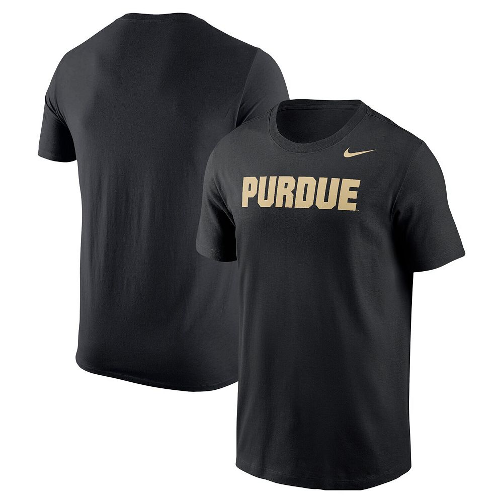 Men's Nike Black Purdue Boilermakers Logo T-Shirt