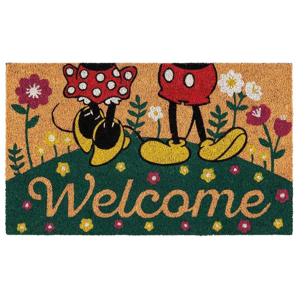 Disney's Mickey Mouse Hello Spring 18" x 30" Coir Door Mat