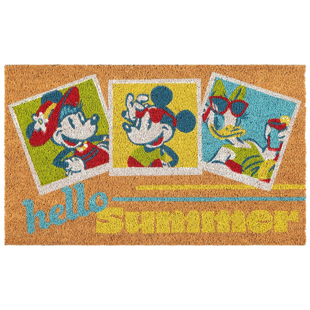 Disney's Summer Mickey & Friends Coir 18" x 30" Door Mat