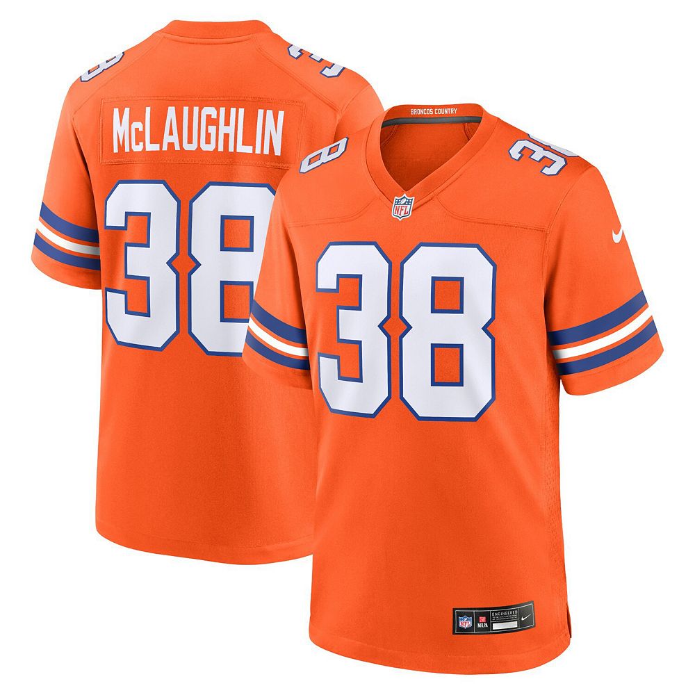Men's Nike Jaleel McLaughlin Orange Denver Broncos Mile High Collection ...