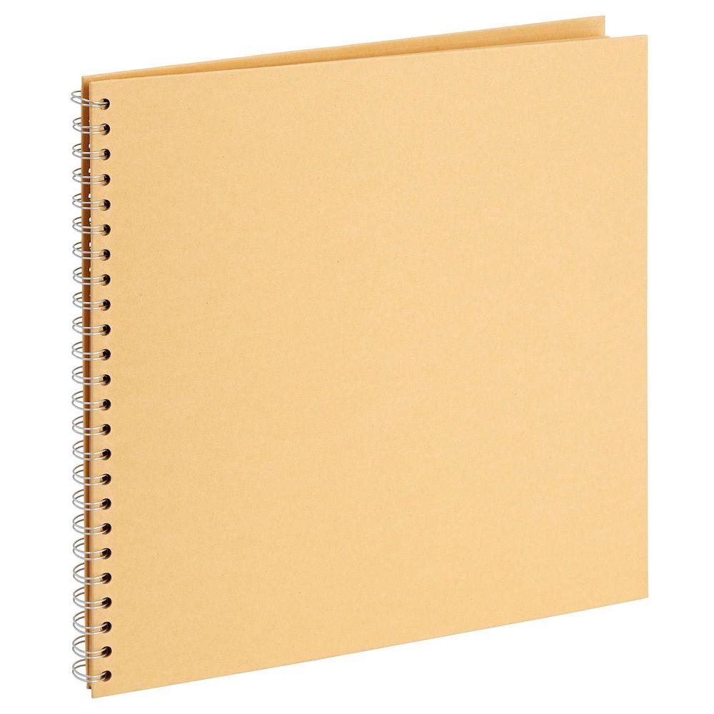 12x12 Album For Scrapbooking, Kraft Paper Material Spiral Bound (40 Sheets)