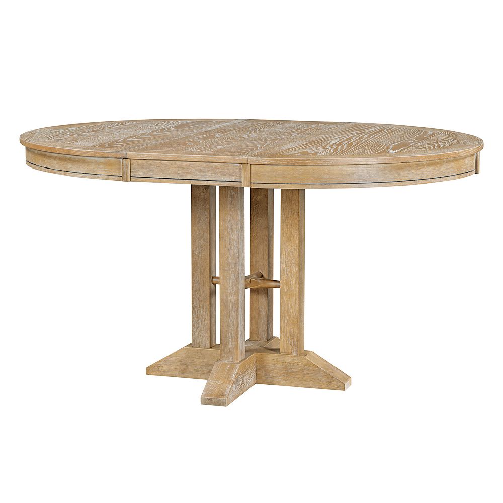Merax Dining Table Extendable Round Table